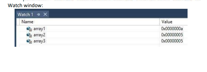 (1) Initial state of the arrays: .data array1 DWORD | Chegg.com