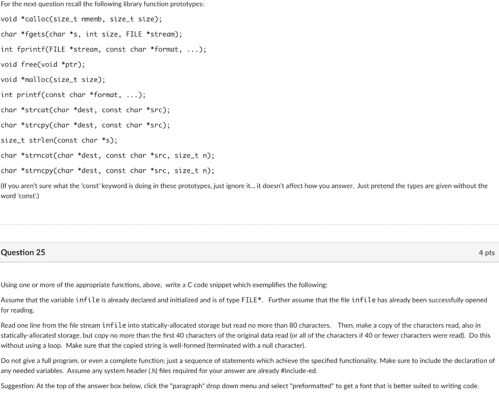 Solved For the next question recall the following library | Chegg.com