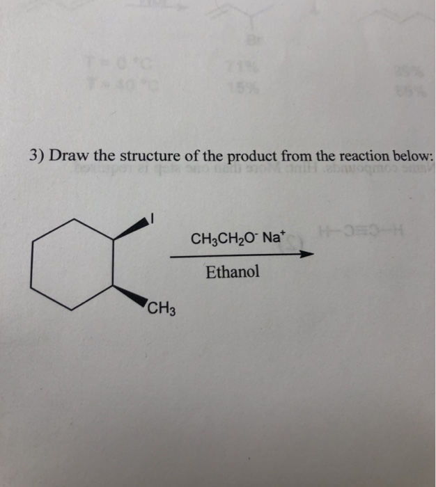Solved 3) Draw the structure of the product from the | Chegg.com