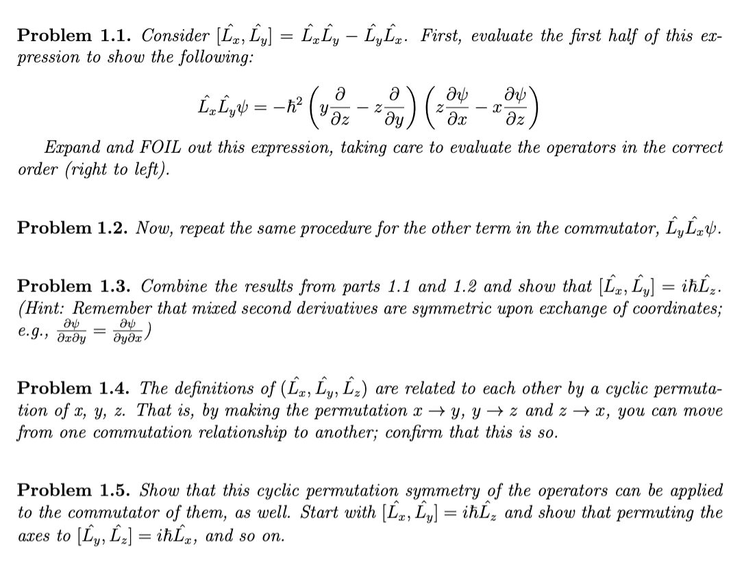 Solved 1 Canonical Commutation Relations In This Problem