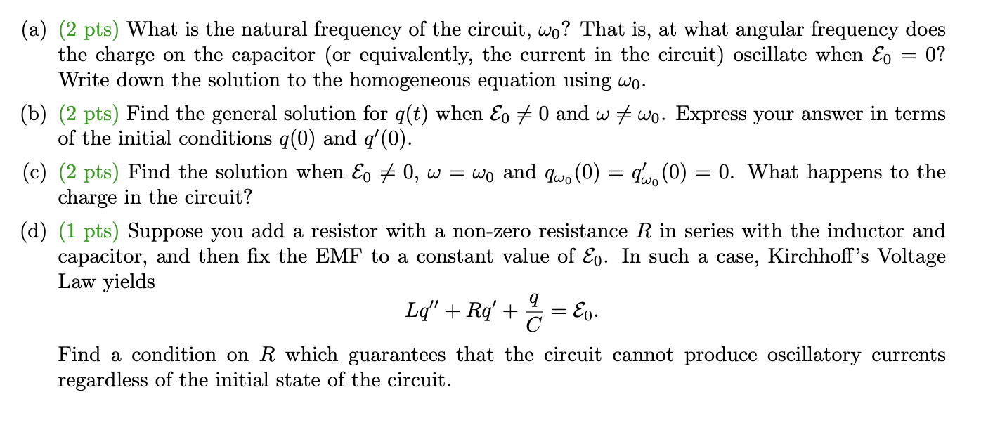 Solved 3. An inductor and a capacitor are connected to an | Chegg.com