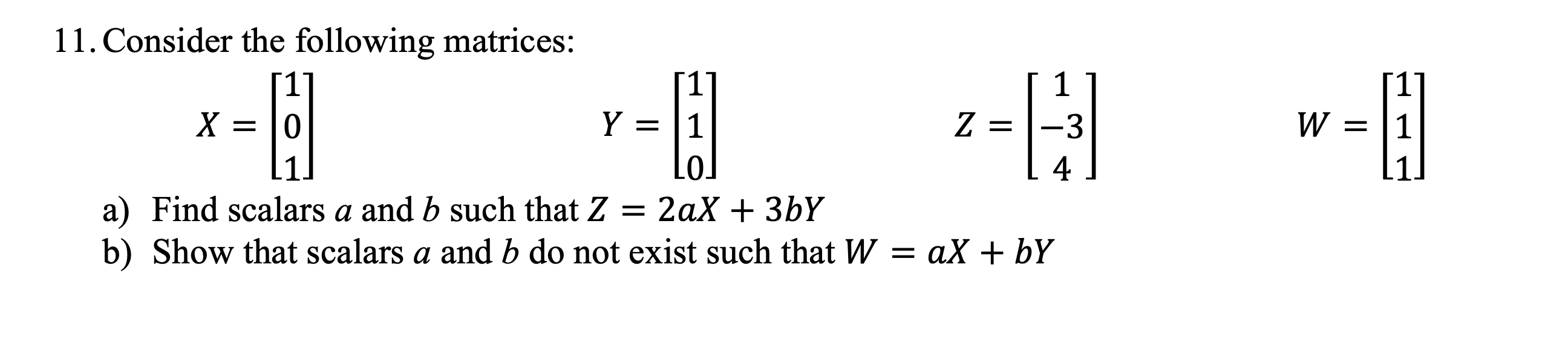 Solved Consider the following | Chegg.com