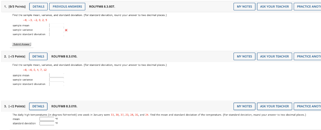 Solved No one has answered my yet on these problems so just | Chegg.com