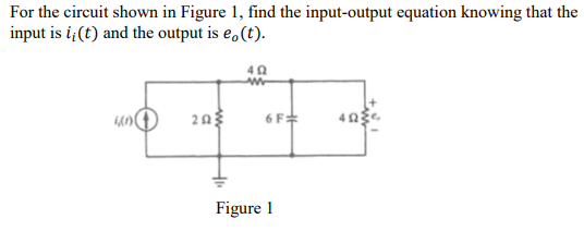 Solved For The Circuit Shown In Figure 1 Find The 8982