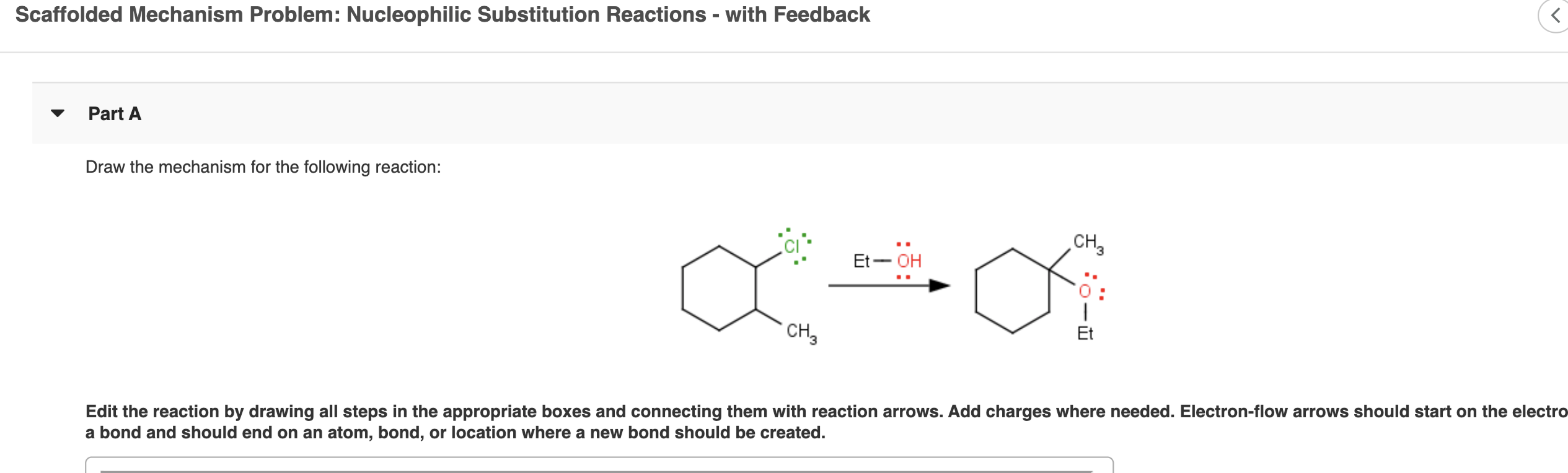 Solved Scaffolded Mechanism Problem: Nucleophilic | Chegg.com