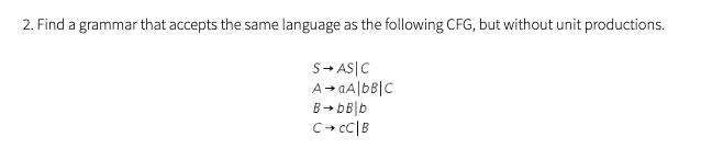 Nullable variable, unit production, chain set, | Chegg.com