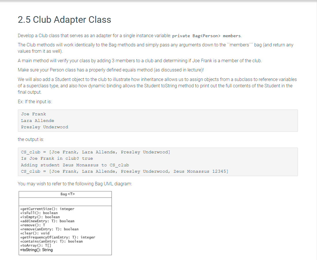 Solved Solve in Java please person.java********** public | Chegg.com