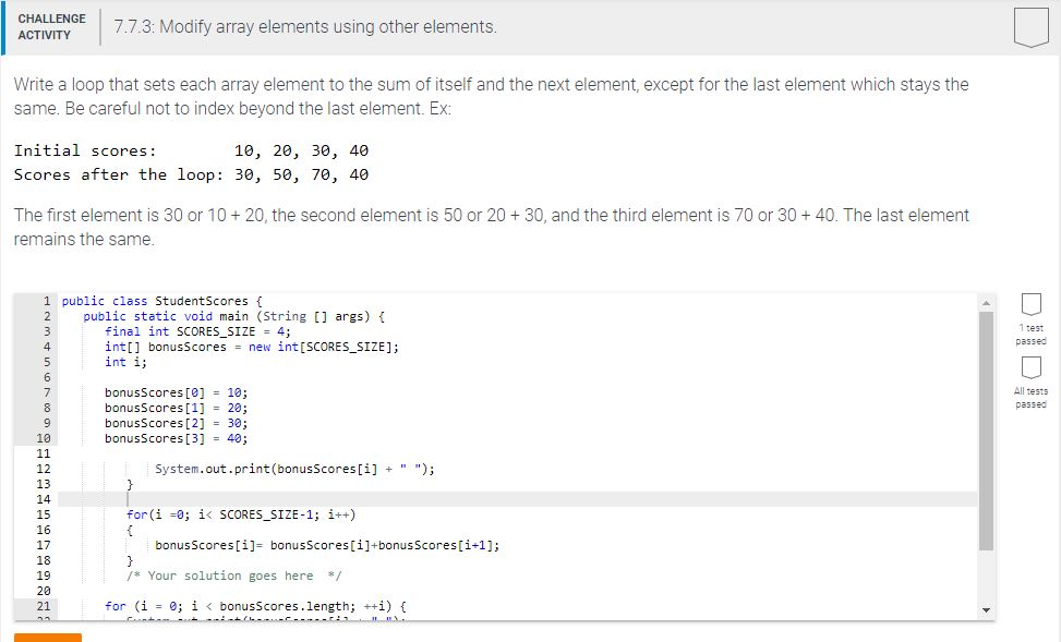 Solved //code given to start the problem// public class | Chegg.com