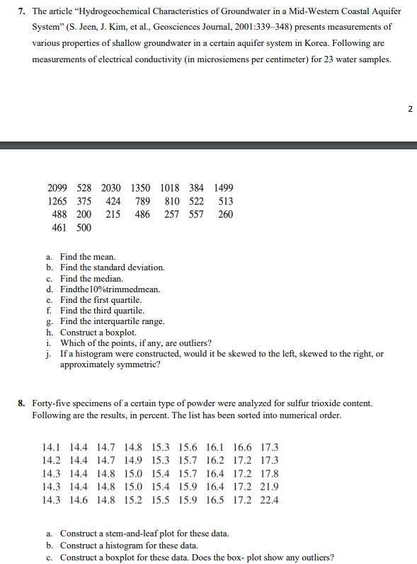 7 The Article Hydrogeochemical Characteristics Of