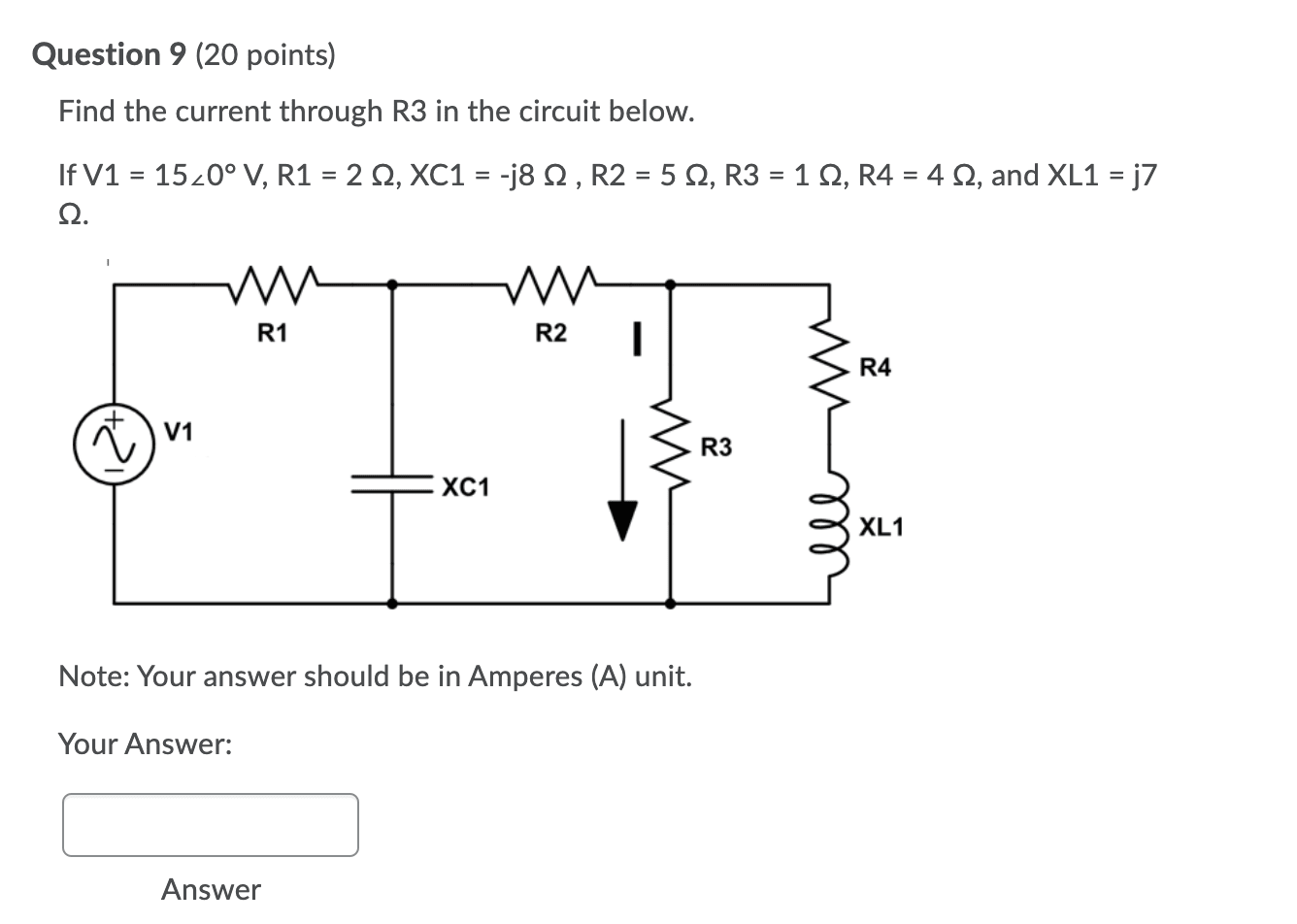 Solved Question 9 (20 points) Find the current through R3 in | Chegg.com