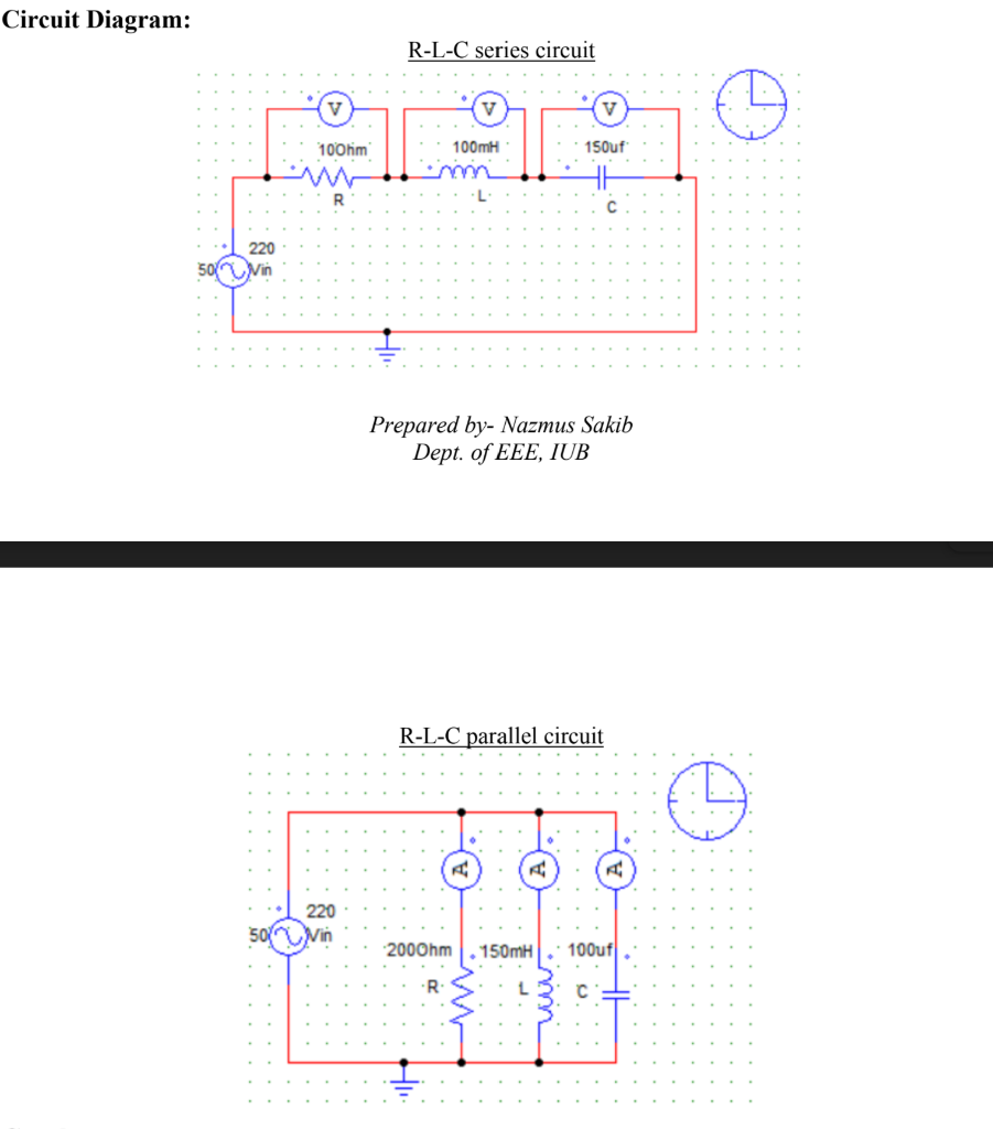 Solved See carefully R=10 Ohm in a R-L-C series circuit, and | Chegg.com Solved See carefully R=10 Ohm in a R-L-C series circuit, and | Chegg.com