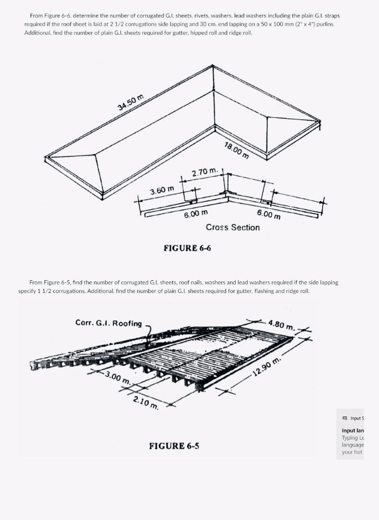 Solved From Figure 6-6, determine the number of corrugated | Chegg.com