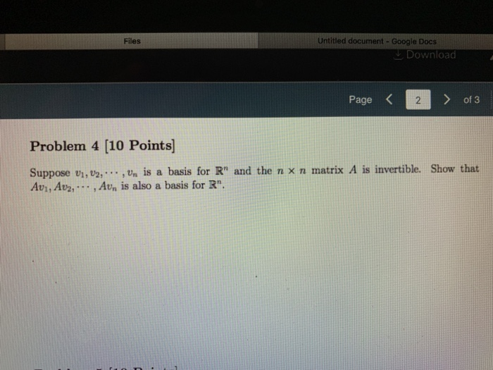 Solved Untitled document - Google Docs Download Page2f > of | Chegg.com