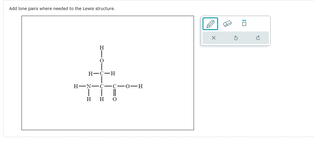 Solved Show me the steps to solve Add lone pairs where | Chegg.com