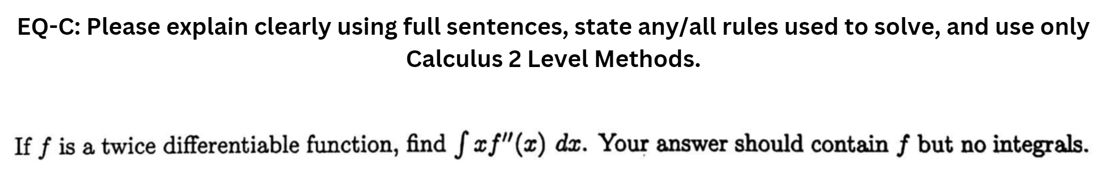 Solved EQ-C: Please explain clearly using full sentences, | Chegg.com