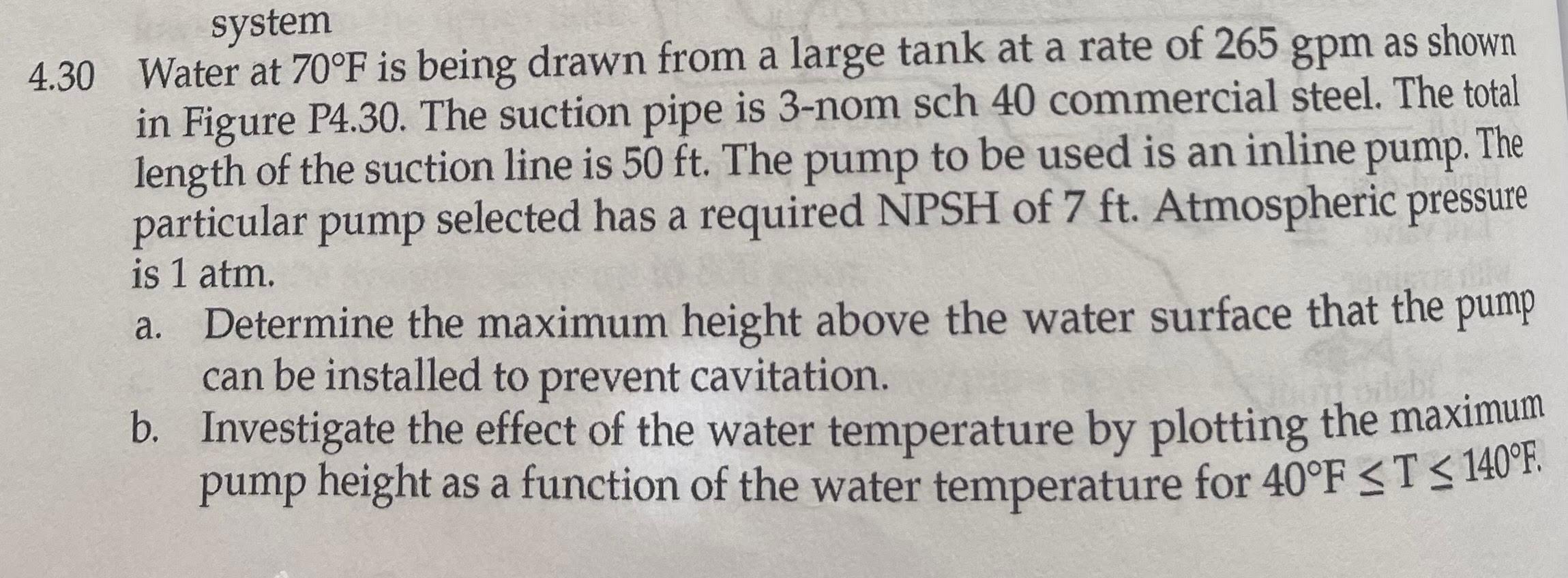 Solved Water at 70 degrees Fahrenheit is being drawn from a | Chegg.com