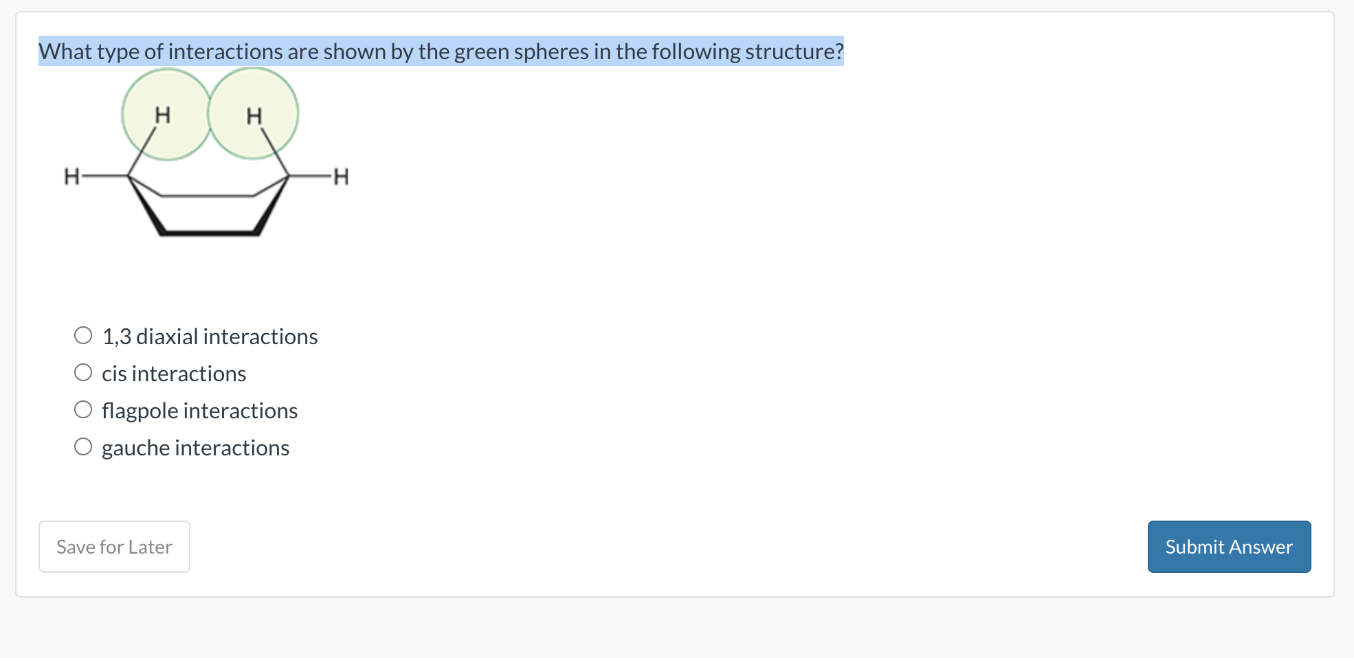 Solved What type of interactions are shown by the green | Chegg.com
