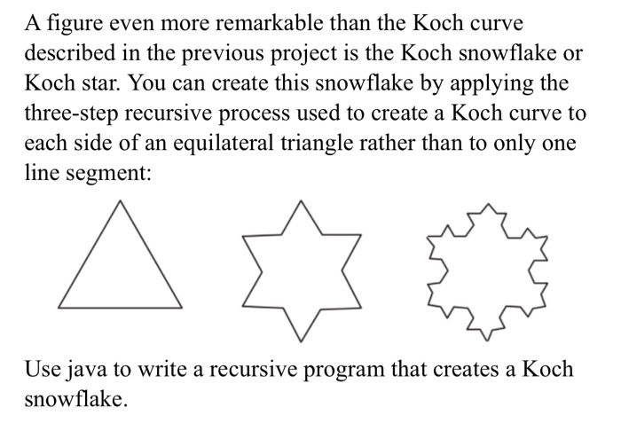 Solved A figure even more remarkable than the Koch curve | Chegg.com
