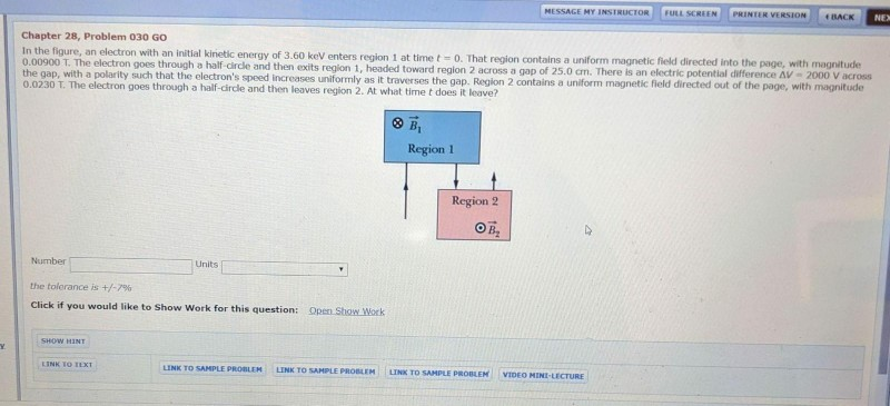 Solved MESSAGE HY INSTRUCTOR FULL SCREEN PRINTER VERSION | Chegg.com