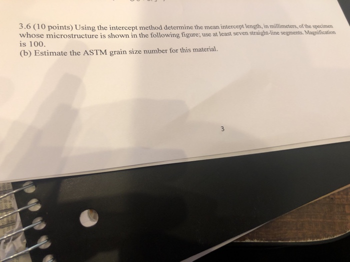 3.6 (10 points) Using the intercept method determine | Chegg.com