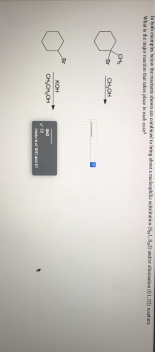 Solved In both examples below the reactants shown are | Chegg.com
