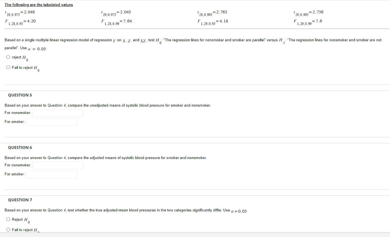 output and tabulated values to answer Questions 4-7. | Chegg.com