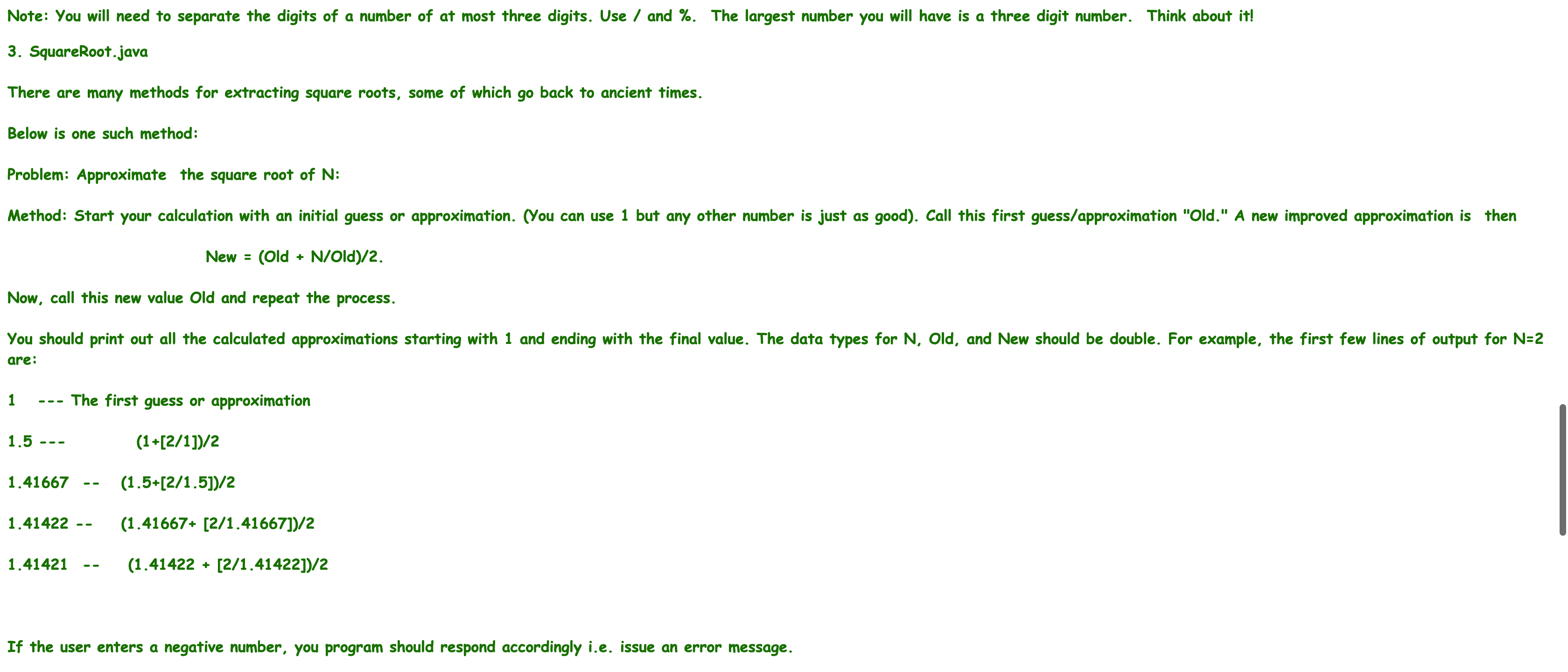 Solved Note: You will need to separate the digits of a | Chegg.com