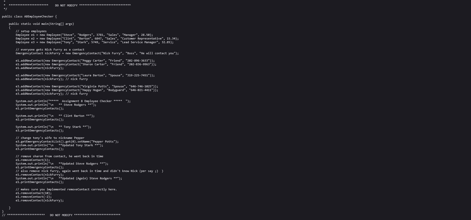 Solved Below the assignment are the java files needed. I | Chegg.com