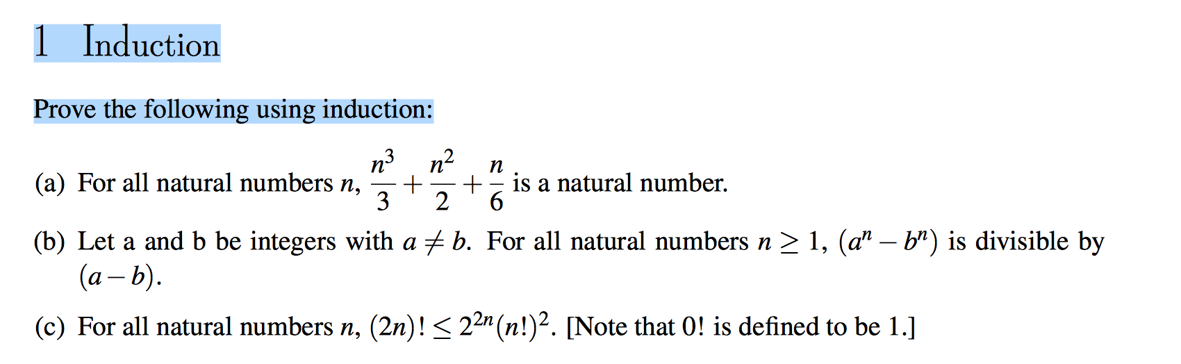 Solved Induction problem I'm stuck and don't know how to | Chegg.com