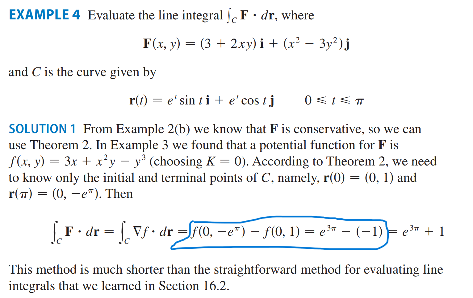 Solved EXAMPLE 4 Evaluate the line integral \\( \\int_{C} | Chegg.com