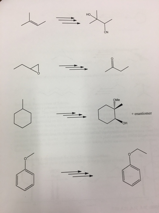 Solved Propose a synthesis for the following transformation | Chegg.com