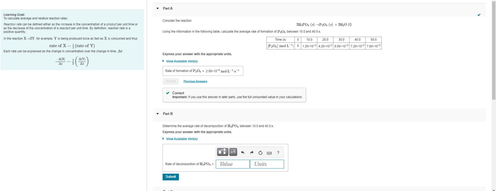 Solved Learning Goal: To calculate average and relative | Chegg.com Solved Learning Goal: To calculate average and relative | Chegg.com