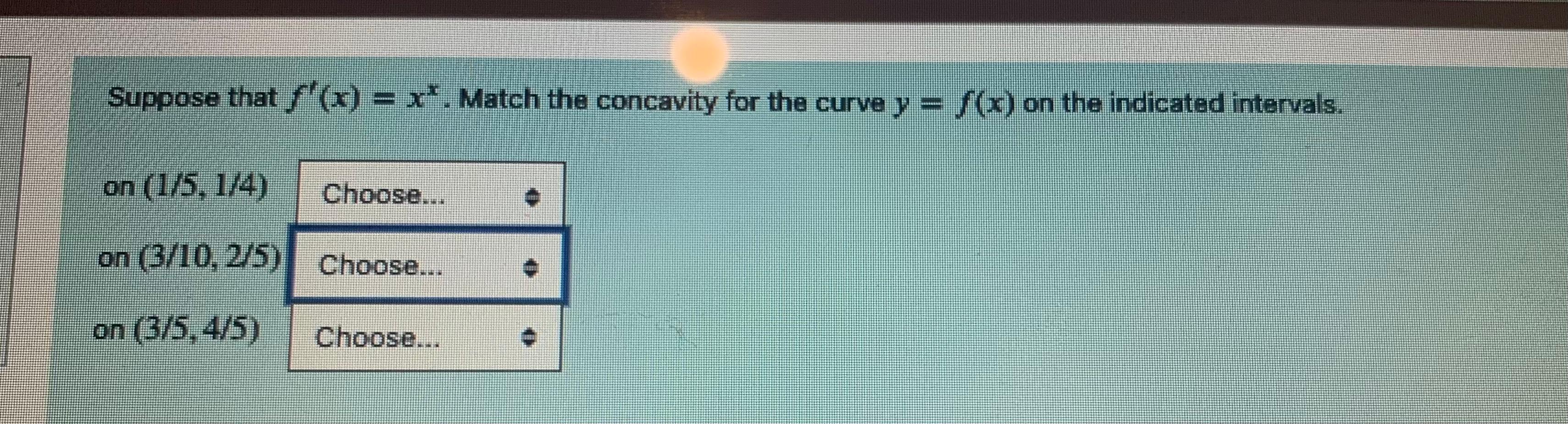 Solved #4 match the concavity for the following image, the | Chegg.com
