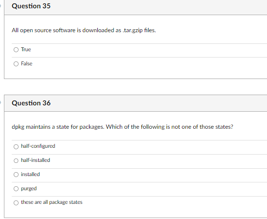 Solved All open source software is downloaded as .tar.gzip | Chegg.com