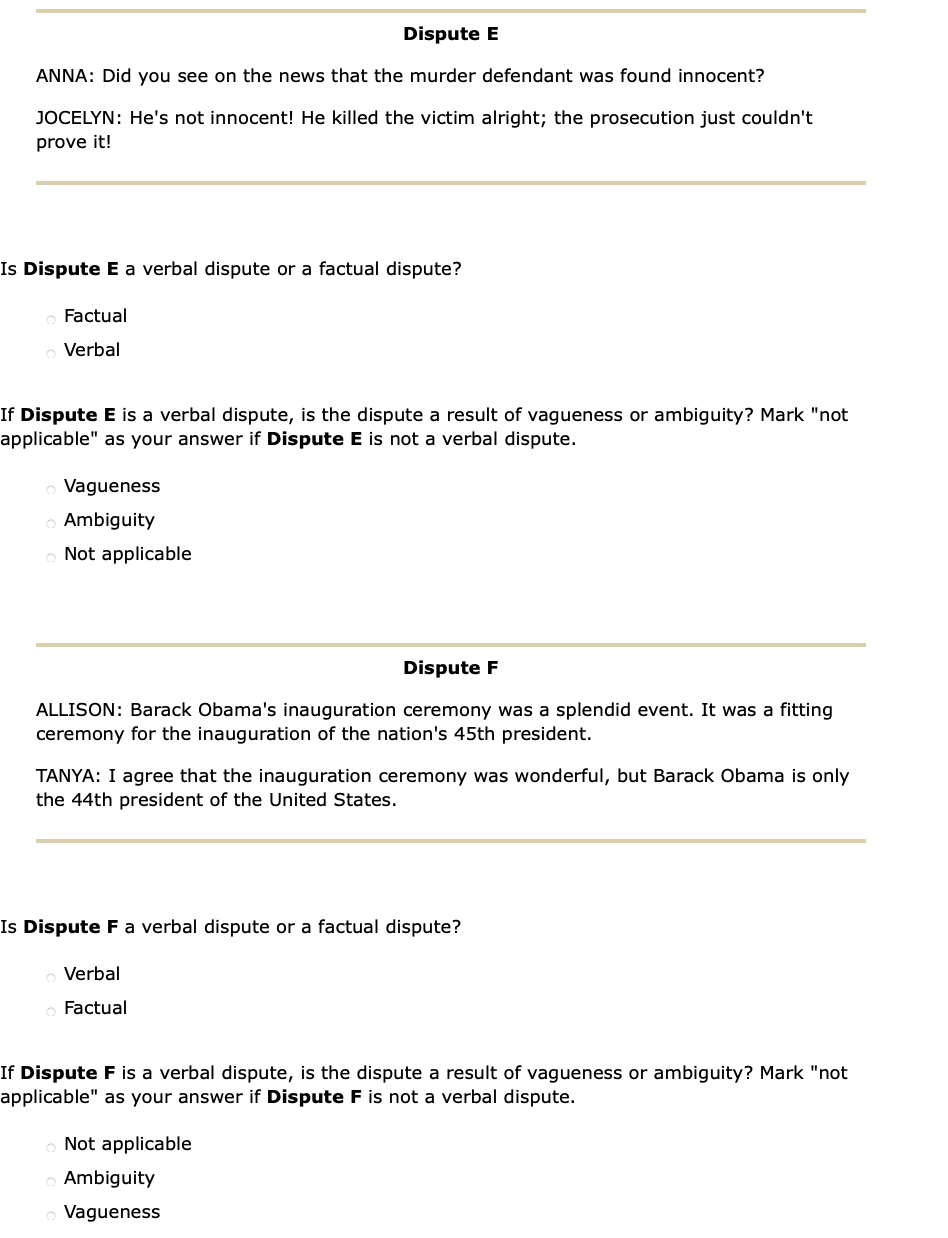 Solved Dispute C JUDITH: I can't believe that class was | Chegg.com