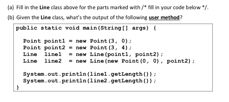 Solved 2. Given the Point class definition, let's write | Chegg.com