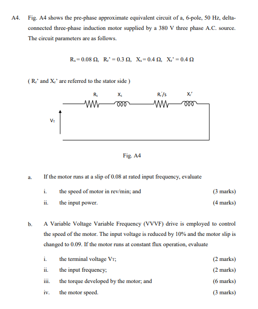 Solved A4. Fig. A4 shows the pre-phase approximate | Chegg.com