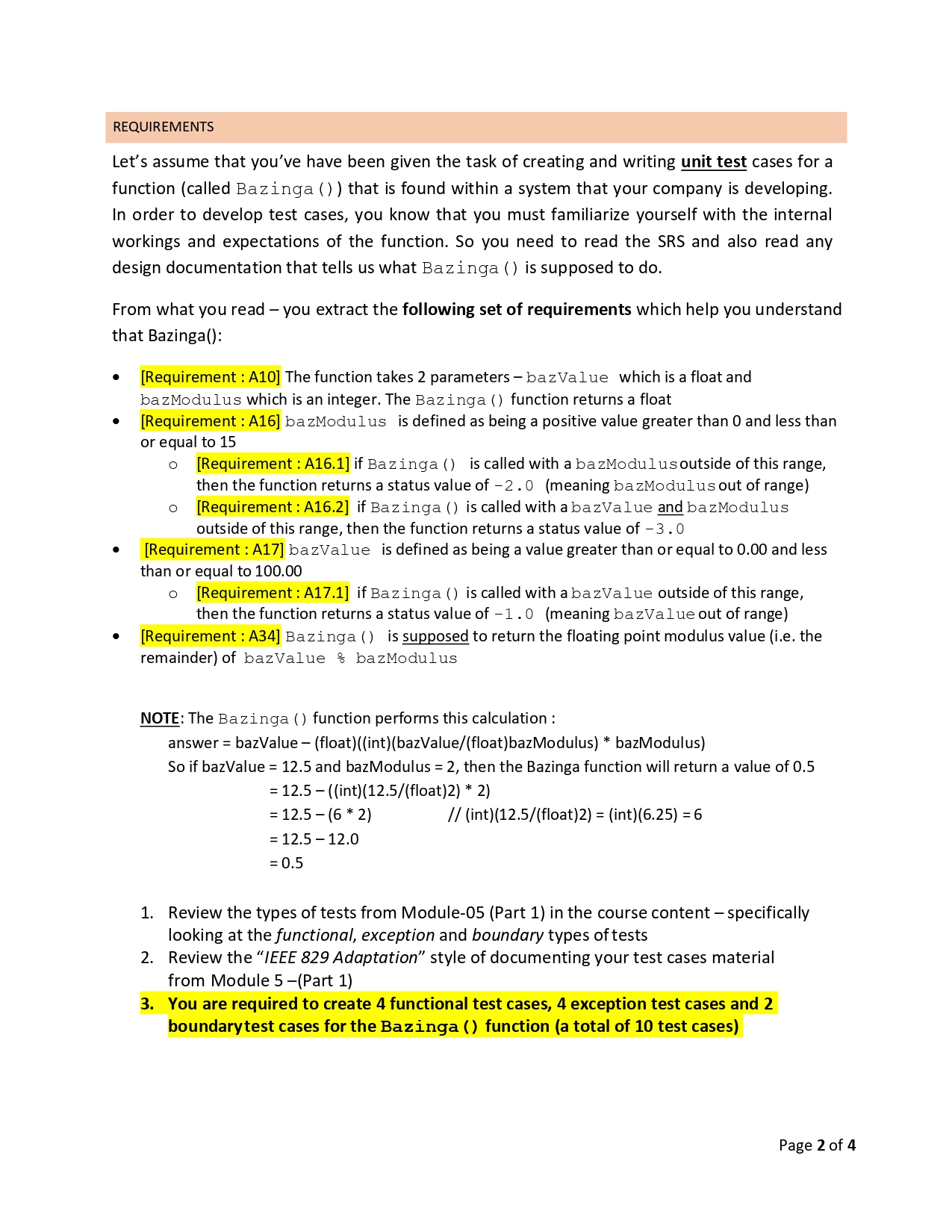 Solved PROG1350 - SOFTWARE ENGINEERING FUNDAMENTALS A-03 : | Chegg.com