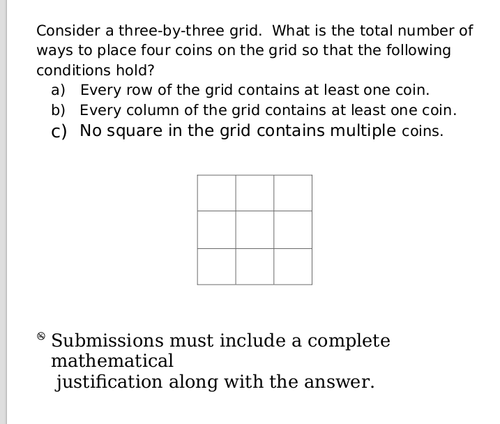 Solved Consider a three-by-three grid. What is the total | Chegg.com