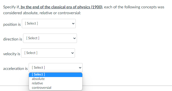 Solved Specify if, by the end of the classical era of | Chegg.com
