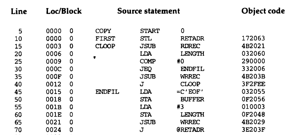 Solved For lines 10-70, show how each object code is found | Chegg.com