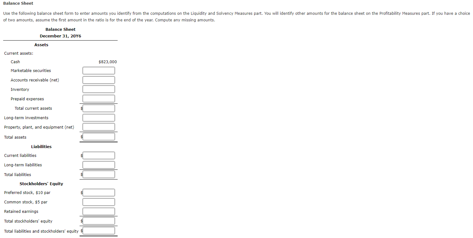 Solved Mastery Problem: Financial Statement Analysis | Chegg.com