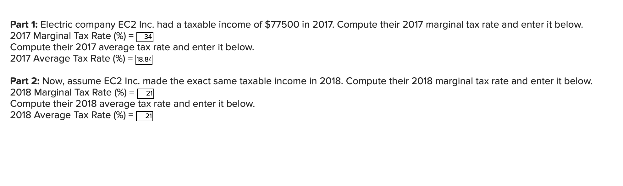 Solved The answers listed in the small boxes are incorrect. | Chegg.com