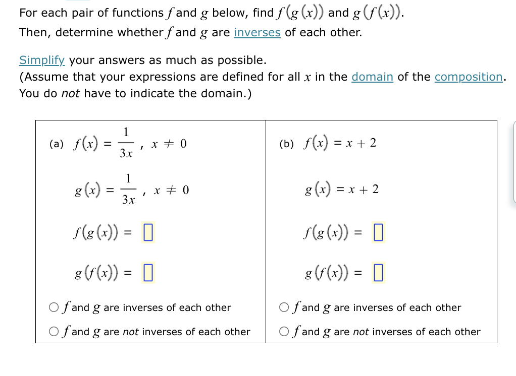 Solved Suppose that the functions p and q are defined as | Chegg.com