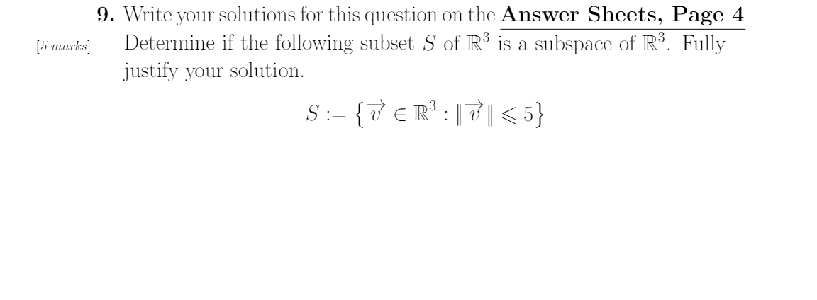 Solved Write Your Solutions For This Question On The Answer 