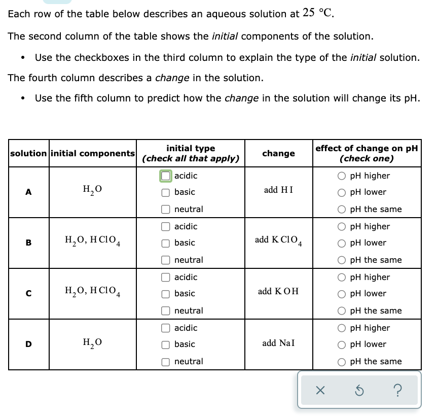 Solved Objective #3 1. Identifying acids and bases by their | Chegg.com