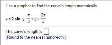 Solved л Use a grapher to find the curve's length | Chegg.com