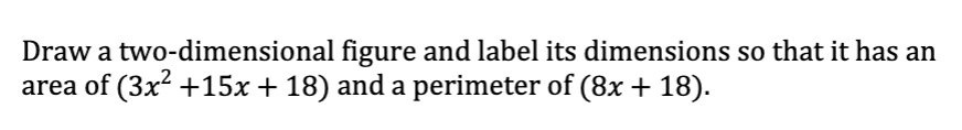 Solved Draw a two-dimensional figure and label its | Chegg.com