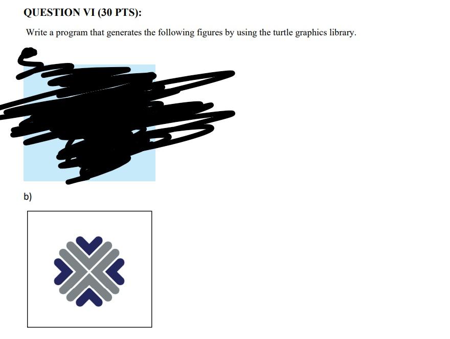 Solved QUESTION VI (30 PTS): Write a program that generates | Chegg.com