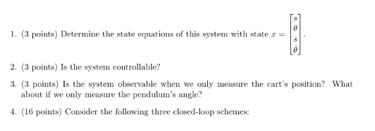 Solved Problem 5 (25 points). Motorized cart. Consider a | Chegg.com